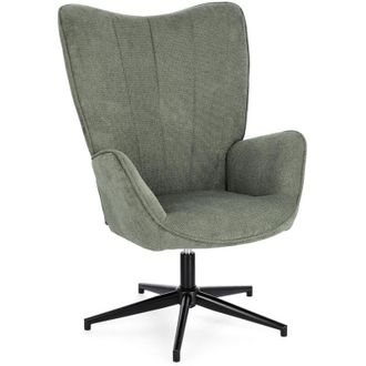 Hellin Hellin - Fauteuil pivotant 69x72x106 cm en tissu gris - joffry