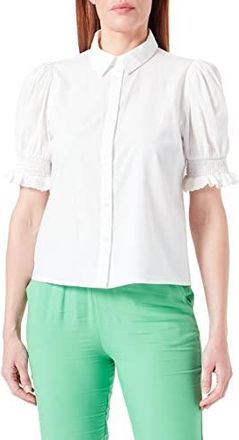 Pieces PCLALA 2/4 Sleeve Shirt Blouse, Cloud Dancer, L Femme