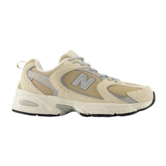 New Balance Femme, Chaussures, Beige, Taille: 37 EU Baskets de style Beige Suede-Mesh