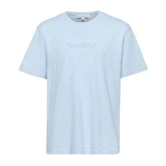 J.W.Anderson T-Shirt mit Logo - - Tops - Damen - Blau - L