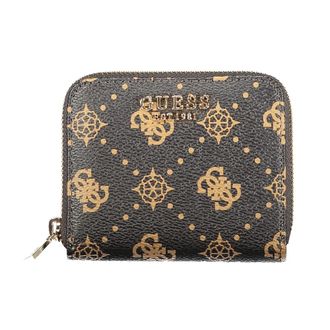 Guess Femme, Accessoires, Brun, Taille: ONE Size Carrie Logo Wallet