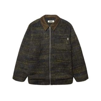 Woodbird WBBlade Hairy Zip Jacket - Homme - Vestes - Vert - Taille: L