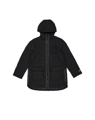 Champion Damen Legacy Outdoor W (117573) -Vance Woven Nylon 54gr Hooded Gefütterte Jacke, Schwarz (KK001), XXL