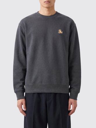 Maison Kitsun&eacute; Sweatshirt &agrave; col rond en coton biologique avec logo Chillax Fox