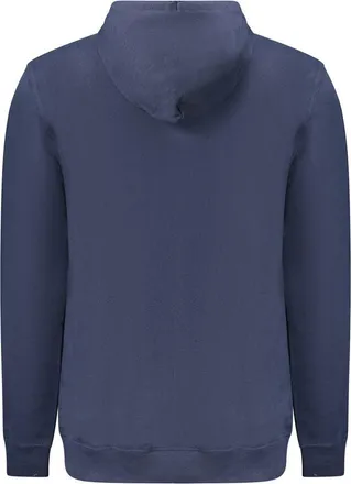 Tommy Hilfiger Logo-Embroidered Cotton Hoodie - Blue