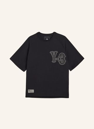 Yohji Yamamoto Y-3 Elite 5 Gfx Kurz&auml;rmeliges T-Shirt schwarz