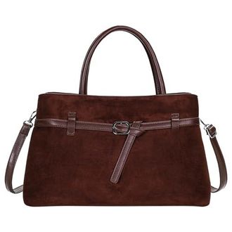 Generic Sac fourre-tout en polyur&eacute;thane givr&eacute; pour femme pour lautomne et lhiver Sac &agrave; bandouli&egrave;re &eacute;l&eacute;gant avec poign&eacute;e sur le dessus pour le quotidien et les