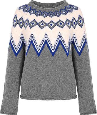 Liviana Conti Pull Col Rond - Multicolore