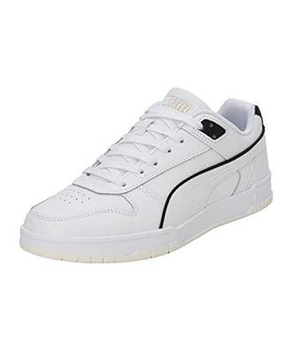 Puma Unisex Rbd Game Low Baskets, Puma White Puma Black Puma Team Gold, 40.5 EU