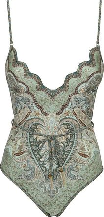 Zimmermann Femme, Maillots de bain, Multicolore, Taille: 36 FR Wanderlust Scallop 1PC