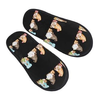 Generic Gnome Amateur De Caf&eacute;, Gnome Mignon Homme Femme Chaussures De Maison Confortable Pantoufles Respirantes Chaussons Pour Int&eacute;rieur Ext&eacute;rieur Maison M
