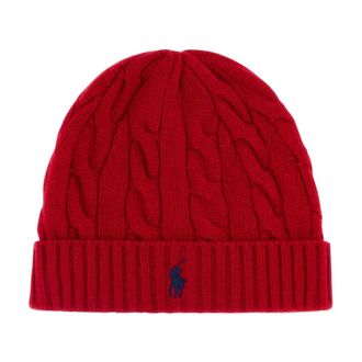 Polo Ralph Lauren M&uuml;tze aus Wollmischung - - Accessories - Herren - Rot - ONE SIZE