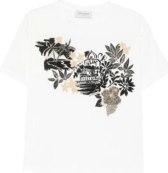 Ermanno Scervino Femme, Tops, Blanc, Taille: 38 FR T-Shirt