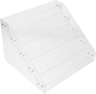 Cabilock F&uuml;nfst&ouml;ckiges Zigarettenregal Acryl Transparent Verkaufsst&auml;nder F&uuml;r Einzelhandel Mit Platz F&uuml;r 50 Packungen