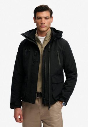 Superdry Outdoorjacke HOOD ULTIMATE EMB WINBREAKER Kunstfaser, regular fit
