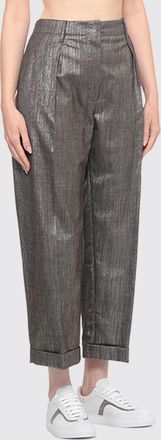 Brunello Cucinelli Pantalon BRUNELLO CUCINELLI Femme couleur Argent