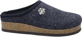 GrÜnland il benessere è naturale Chaussons GRUNLAND SARA CB0169 bleu marine pour femme, semelle intérieure en feutre et laine 42