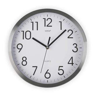 VERSA Enkel Horloge Murale silencieuse d&eacute;corative pour Cuisine, Salon, Salle &agrave; Manger ou Chambre &agrave; Coucher, Style Moderne, Dimensions (H x L x L) 35 x 4,1 x