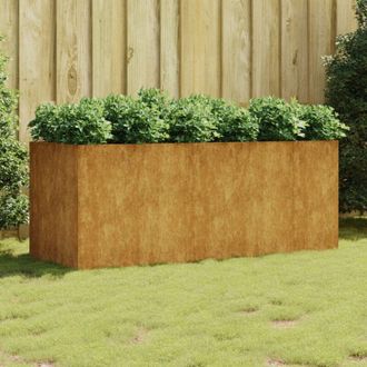 vidaXL Vidaxl - Lit surélevé de jardin 200x80x80 cm acier corten