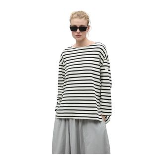 Ecoalf Wei&szlig;es Sailor Sweatshirt - - Tops - Damen - Mehrfarbig - XS