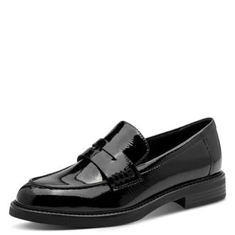 Marco Tozzi Marco Tozzi 2-24308-45 Pantoufles pour Femme - Noir - Brevet - Taille 40 EU, Imprim&eacute; Noir, 40 EU