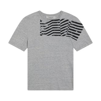 Golden Goose Homme, Tops, Gris, Taille: XL T-shirt Graphique