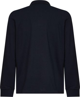 Moncler Cotton Piqu&eacute; Polo Shirt - Navy