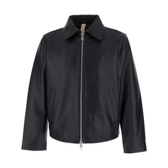 Sunflower Kurze Lederjacke - - Jackets - Herren - Schwarzk - L