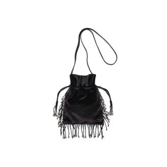Maliparmi Maliparmi - Pochette Rugiada Brod&eacute;e - Femme - Sacs - Noir - Taille: ONE Size