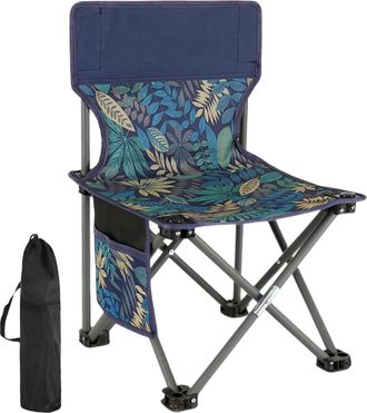 Generico Tragbarer Faltbar: Kompakter Strandrucksack f&uuml;r Erwachsene, Typ Rucksack mit Aufbewahrungstasche, h&auml;lt bis zu 90 kg, faltbar f&uuml;r den Au&szlig;enbereich