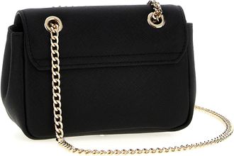 Vivienne Westwood Saffiano Leather Shoulder Bag - Black