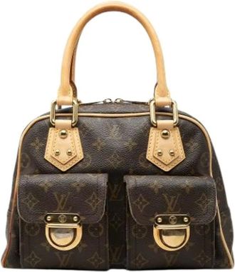 Louis Vuitton Pre-owned Manhattan PM - Femme - Pre-owned - Brun - Taille: ONE Size