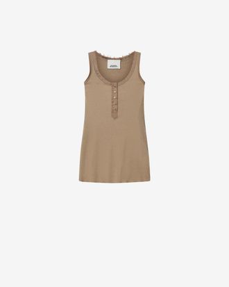 Isabel Marant Tee Shirt Helma - Femme - Light Bronze - Taille XS - Isabel Marant