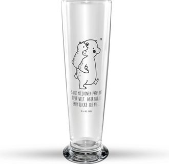 Mr. & Mrs. Panda Weizenglas Papa Bär - Geschenk, Vatertag, Schwester, Weizenbierglas, Danke Papa, Vorbild, Weizen Glas, Vati, Geschenk Papa, Opa