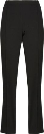 Elena Miro Femme, Pantalons, Noir, Taille: 42 FR Pantalon slim en maille milanaise