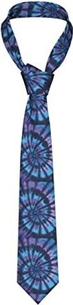 Generic Cravate Pour Hommes Tie-Dye Bleu &Eacute;troit Cravates Classique Cravate DAffaires Pour &Eacute;v&eacute;nements Remise De Dipl&ocirc;me F&ecirc;te