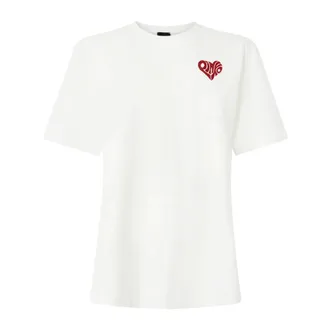 Pinko Pinko, Femme, Tops, Blanc, Taille: 36 FR T-Chemises