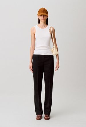 Claudie Pierlot D&eacute;bardeur broderie CP coton bio