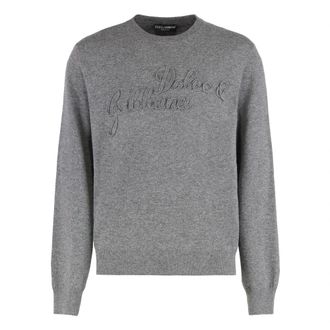 Dolce & Gabbana Strickware - - Knitwear - Herren - Grau - 2XL