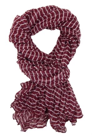 Ella Jonte leichter Schal Herrenschal Rot Blau Schwarz oder Grau Weiss gestreift