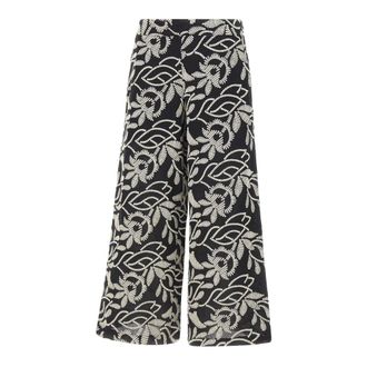 Elena Miro Femme, Pantalons, Multicolore, Taille: 42 FR Wide Pantalons