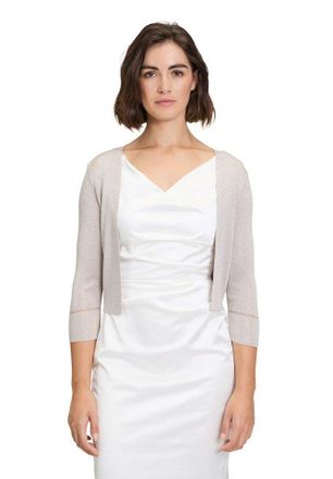 Vera Mont Strickjacke Damen ohne Verschluss (1-tlg) Glitzer