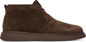 Tommy Hilfiger Schn&uuml;rschuhe Tommy Hilfiger Comfort Suede Chukka FM0FM06074 Braun