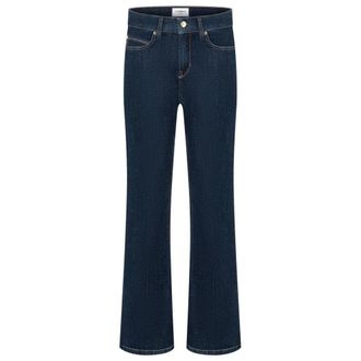 Cambio Flared Stretch Blue Denim Boot-Cut Jeans - - Jeans - Damen - Blau - M L33