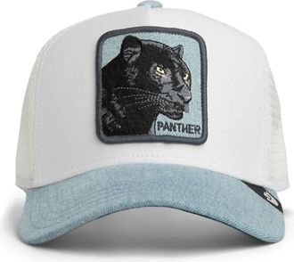 Goorin Brothers unisex, Accessoires, Blanc, Taille: ONE Size Denim Panther Trucker Cap