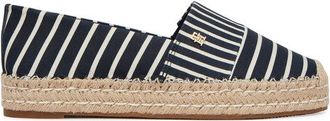 Tommy Hilfiger Espadrilles Th Platform Espadrille Stripes FW0FW09143 Dunkelblau