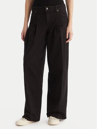 Guess Jeans W5BA2U D0141 Schwarz Wide Leg