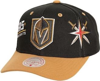 Mitchell & Ness Casquette overbite Vegas Golden Knights, Noir, Taille Unique