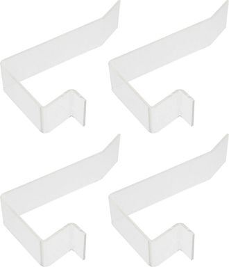 DOITOOL 4 Stück Acryl Schuhständer Transparent Schuhdisplay Ständer für High Heels Sandalen Platzsparend Stabil für Laden Zuhause und Einkaufszentrum