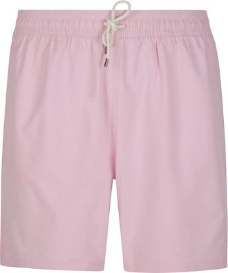 Polo Ralph Lauren Homme, Maillots de bain, Rose, Taille: L Traveler Mid Trunk